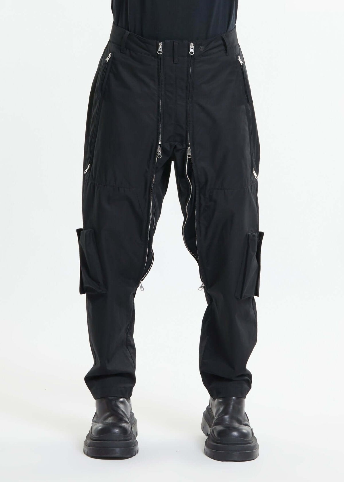 Double Zip Articulated Pants - NILMANCE