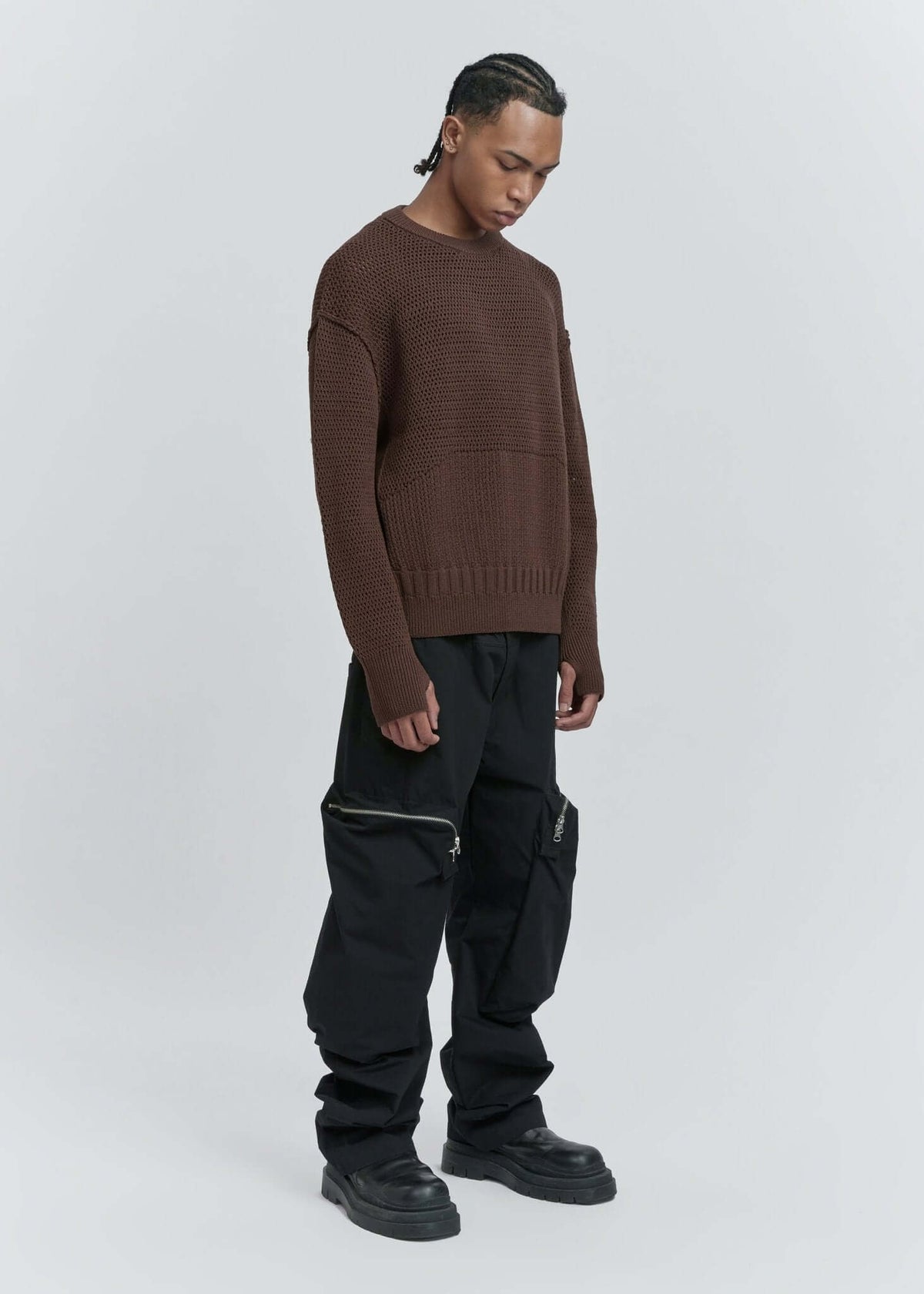 Translucent Weaving Crewnecks - NILMANCE